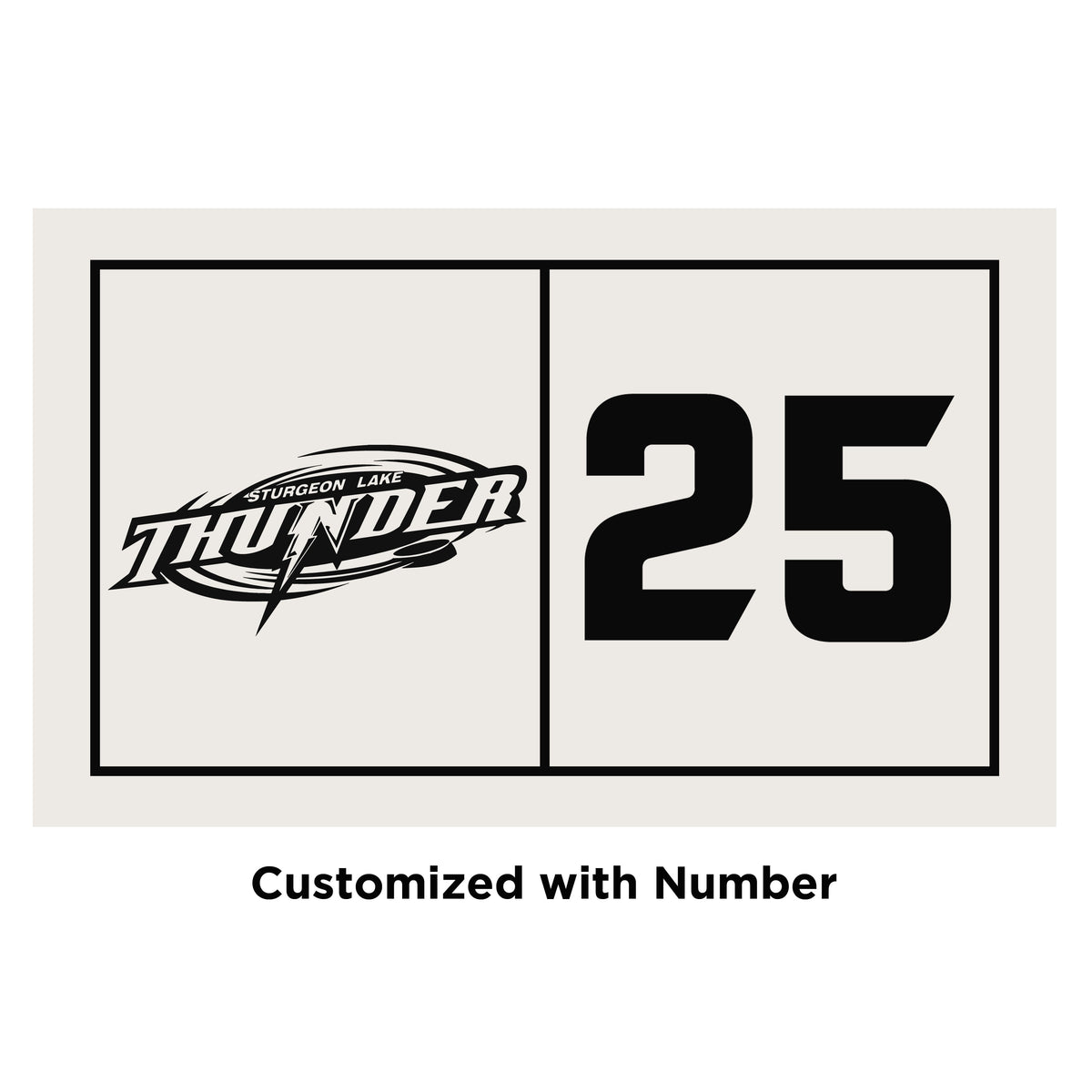 Sturgeon Thunder Hockey Bag Tag (Insert) – Lindsay Sportsline Custom Wear