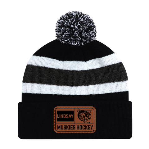 Muskies Pom Pom Toque - Patch (Rectangle) – Lindsay Sportsline Custom Wear